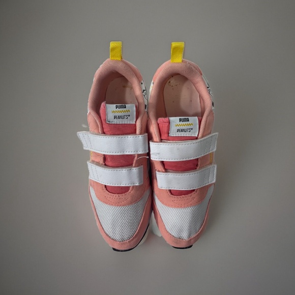 Puma | Shoes | Puma Kids Soft Foam Athletic Shoes Peachyellow Peanut ...